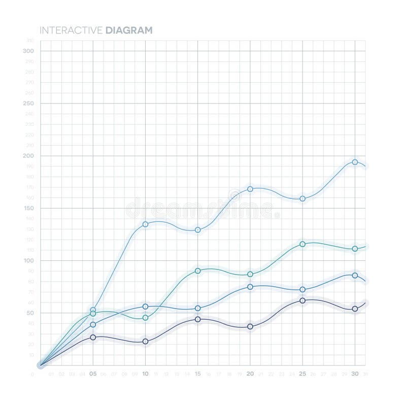 Line Chart. Diagram. stock vector. Illustration of measurement - 103067043