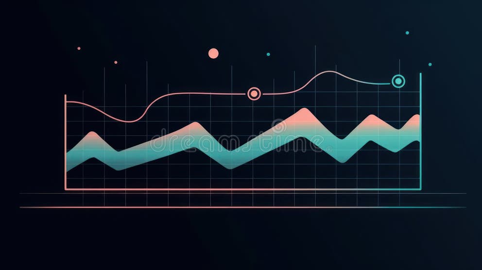 A Line Chart Icon Representing the Graphical Representation of Data ...