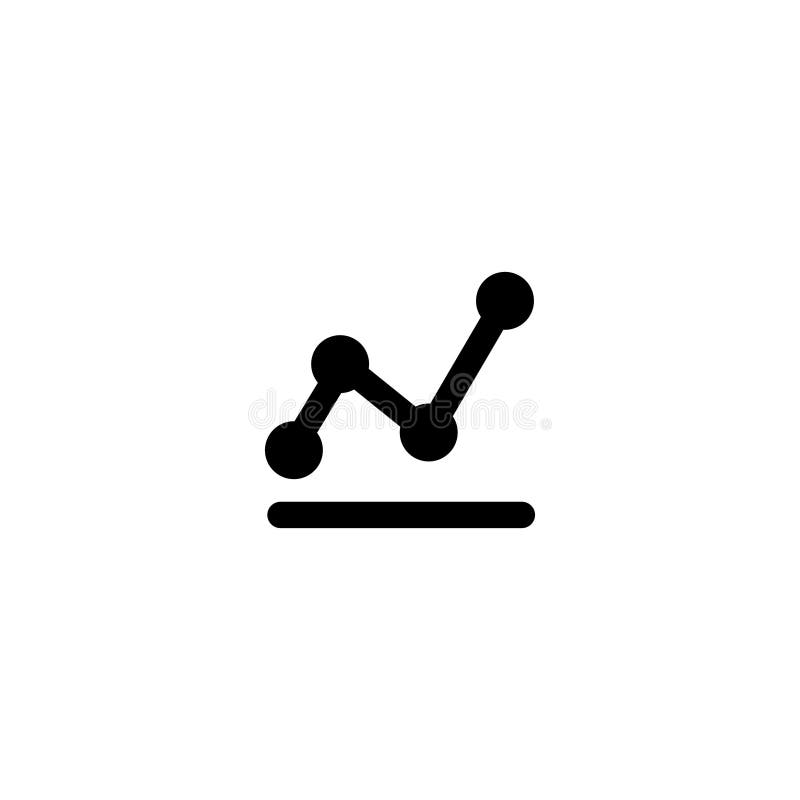 Line Chart Icon and Simple Flat Symbol for Website,mobile,logo,app,UI ...