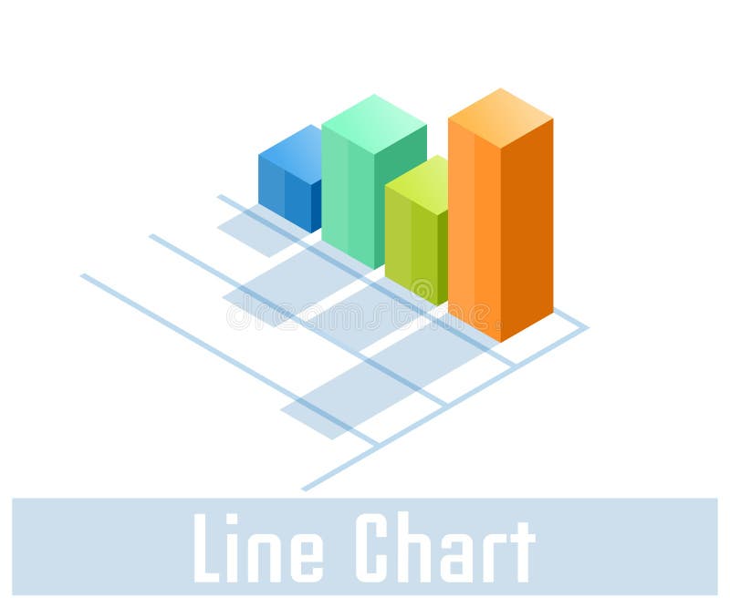 Line Chart Icon, Vector Symbol. Stock Vector - Illustration of ...