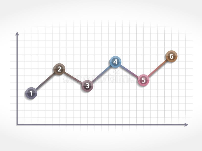 Line Chart stock vector. Illustration of infographics - 37347222
