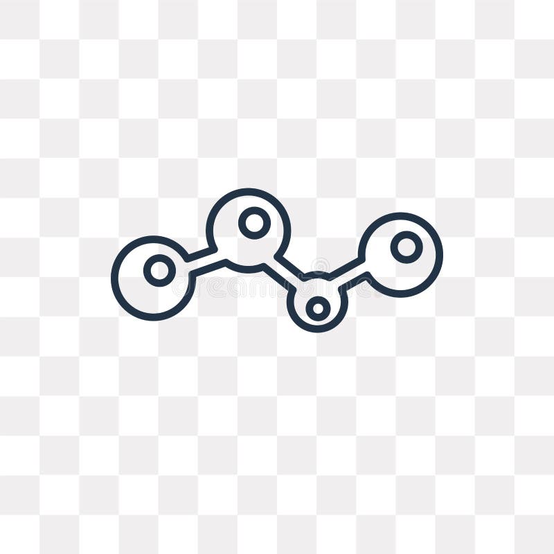 Line Chart Vector Icon Isolated on Transparent Background, Line Stock ...