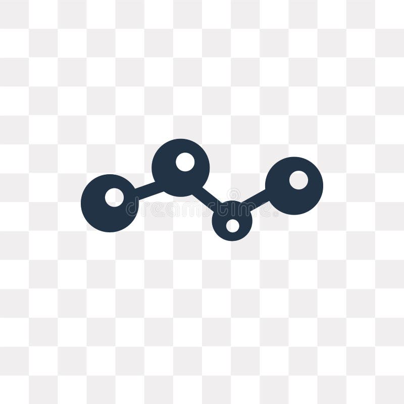 Line Chart Vector Icon Isolated on Transparent Background, Line Stock ...