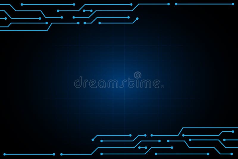 Blue Line Circuit Frame Abstract Technology Background Vector Design ... Blue Line Circuit Frame Abstract Technology Background Vector Design ...