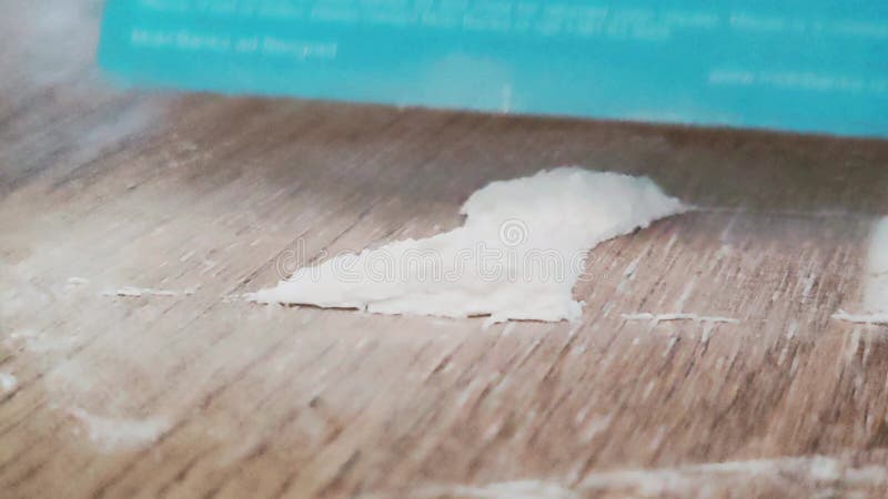 Line of Cocaine Preparing for Using Stock Footage - Video of crime ...