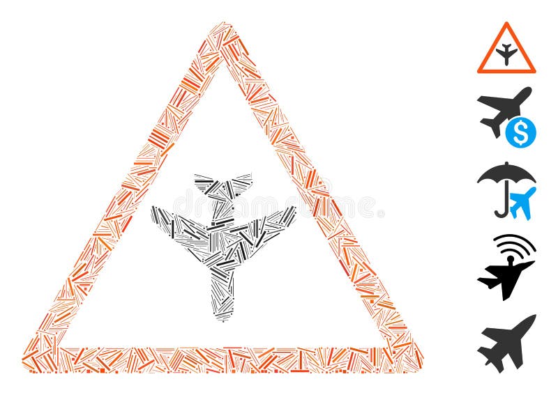 Airplane Warning Sign Word Cloud Stock Illustration - Illustration of ...