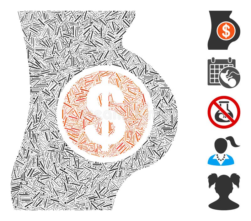 Surrogacy Icons Set. Vector Signs for Web Graphics Stock Vector ...