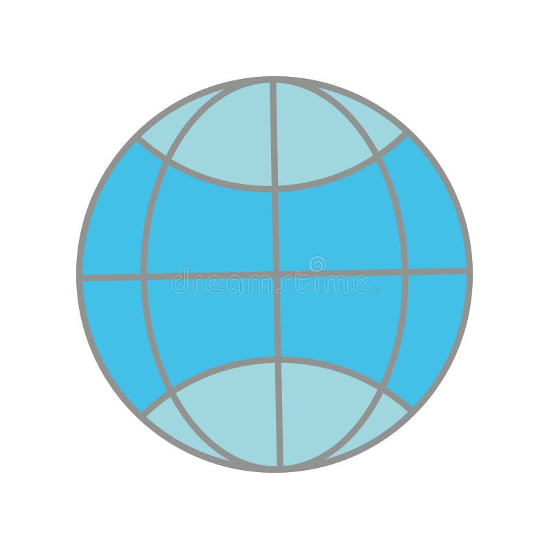 Line Color Global Digital Connection Data Information Stock Vector ...