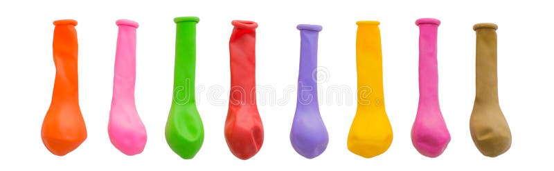 Line of colorful balloons stock image. Image of play - 44003633