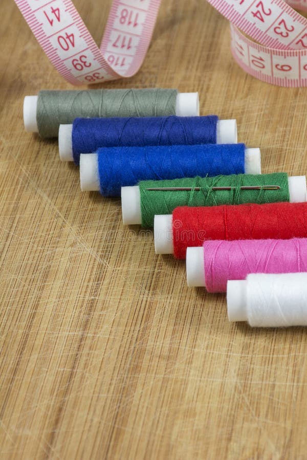 Colourful threads stock photo. Image of stitching, needcraft - 9719836