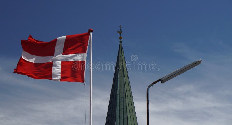 Line Combinations and Flags, Ronne, Denmark Stock Photo - Image of ...