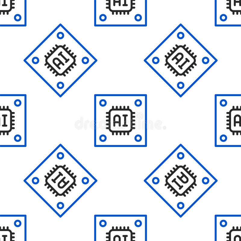 Set Processor with Microcircuits CPU, Drone Flying Action Camera, Antenna, Mechanical Robot Hand ...
