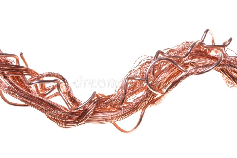 Line copper wire stock photo. Image of isolated, impulse - 29798696