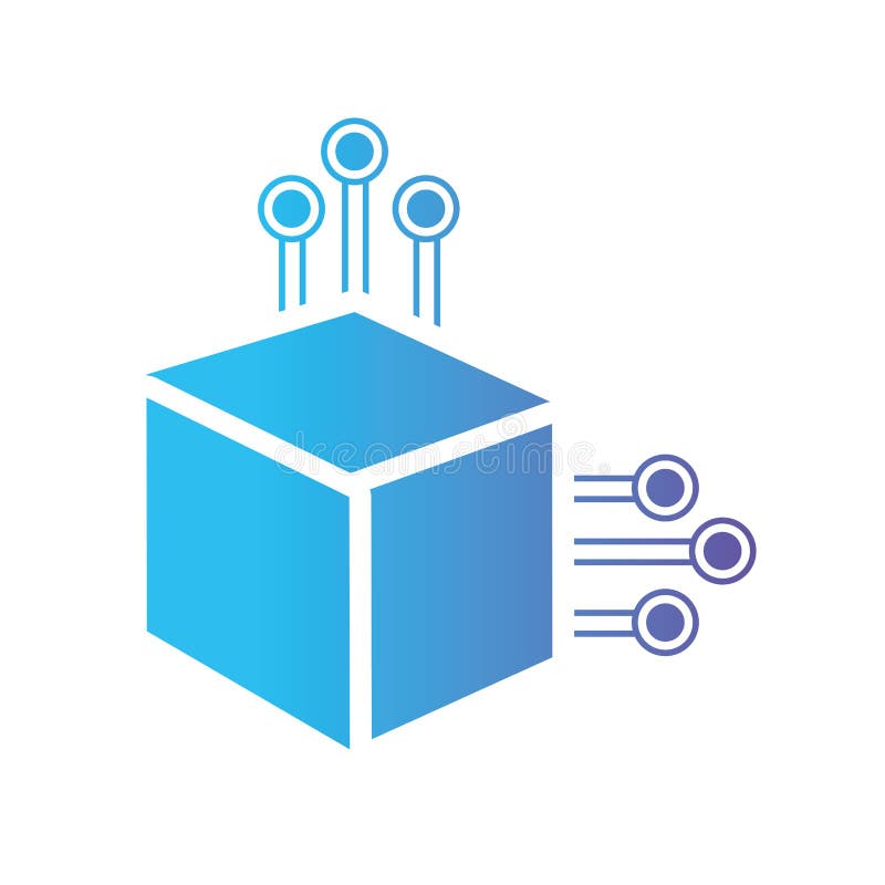 Cube Power stock illustration. Illustration of together - 10147009