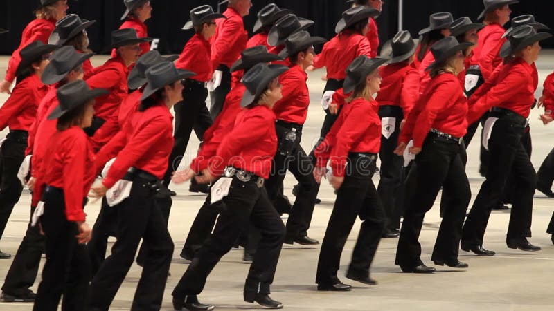 Line Dancers stock footage. Video of yahoo, cowgirl, exhibition - 42288284