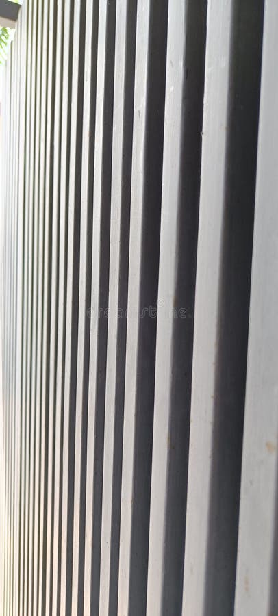 Line Design with Gray Columns. Stock Photo - Image of wood, flooring ...