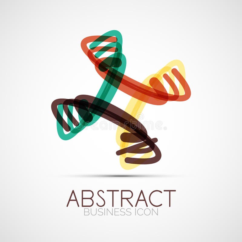 Line design loop logo stock vector. Illustration of infinity - 45006597