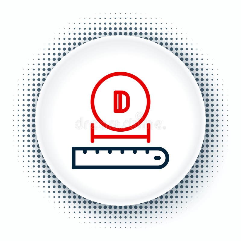 Big diameter concept icon stock vector. Illustration of diameter ...