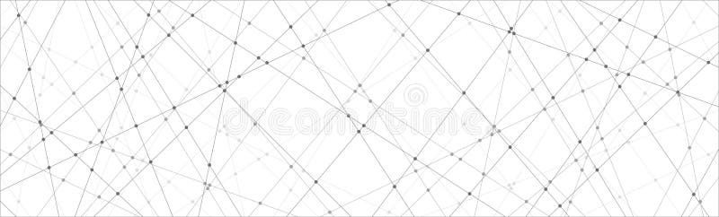 Line and Dot Pattern Background. Stock Image - Image of abstract, line ...