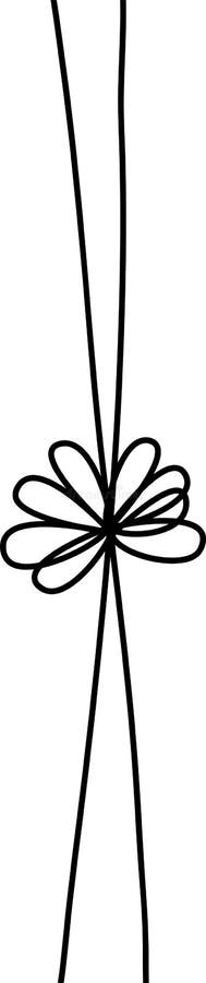 Line Drawing Bow Gift Ribbon Stock Vector - Illustration of package ...