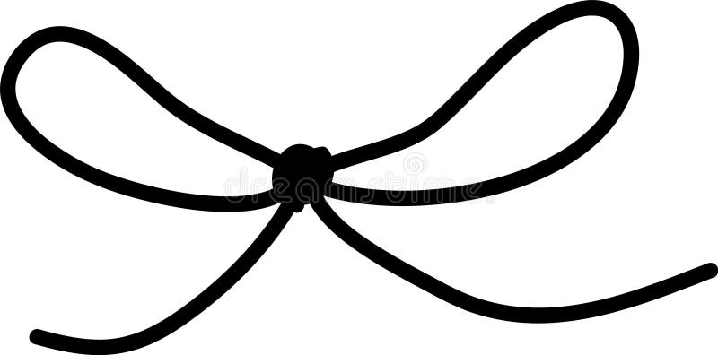 Line Drawing Bow stock vector. Illustration of graphic - 353619372