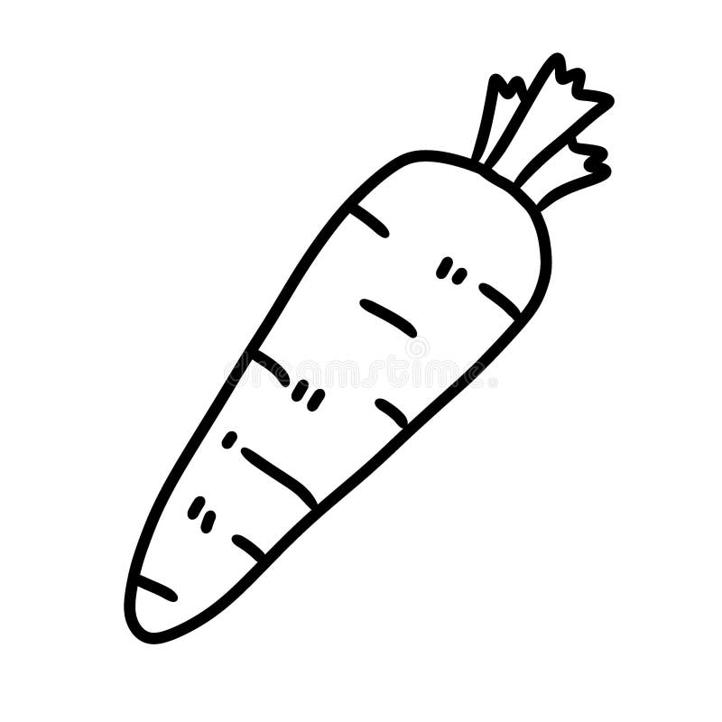 Cartoon carrot character stock vector. Illustration of drop - 107127716