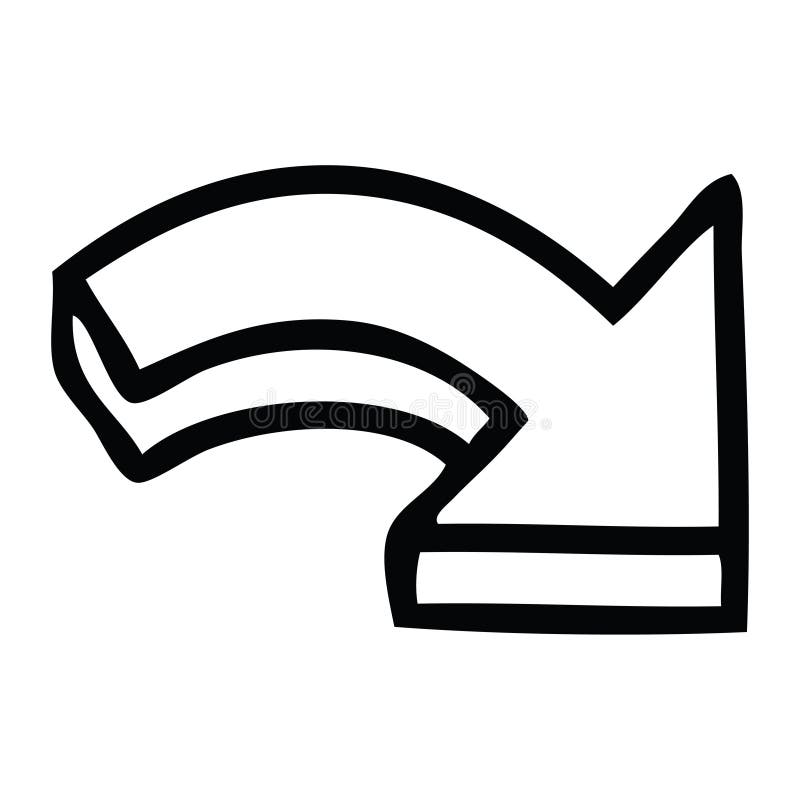 Cartoon Directional Direction Arrow Pointing Sign Symbol Cute ...