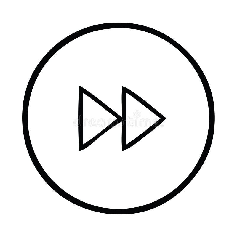 Cartoon Fastforward Fast Forward Button Audio Music Radio Cassette Cute ...