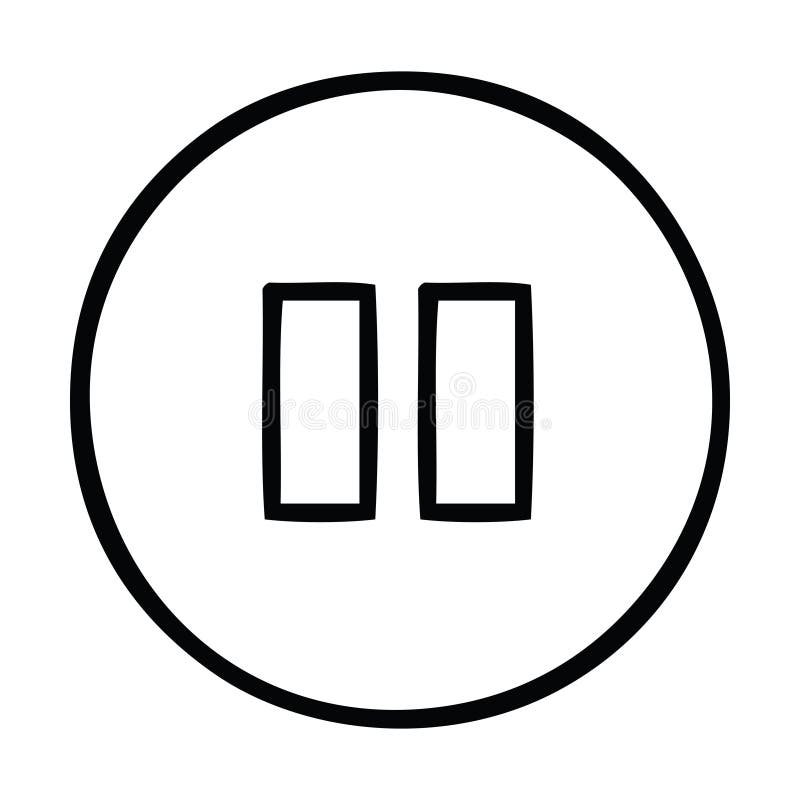 Pause Button Clipart