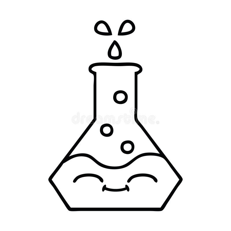 Science Beaker Drawing Potion Stock Illustrations – 615 Science Beaker ...
