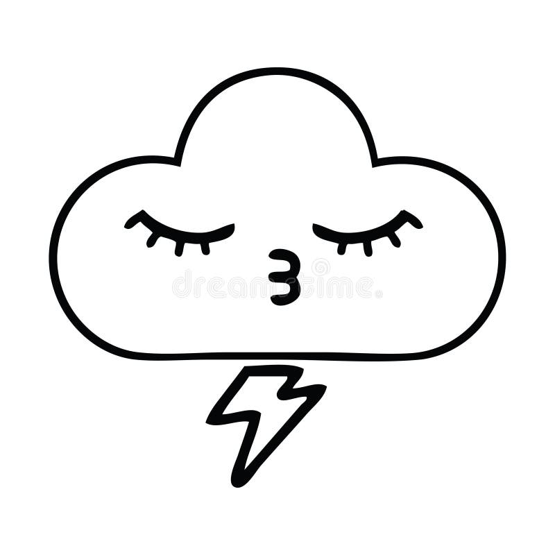 Line Drawing Thunder Stock Illustrations – 1,154 Line Drawing Thunder ...