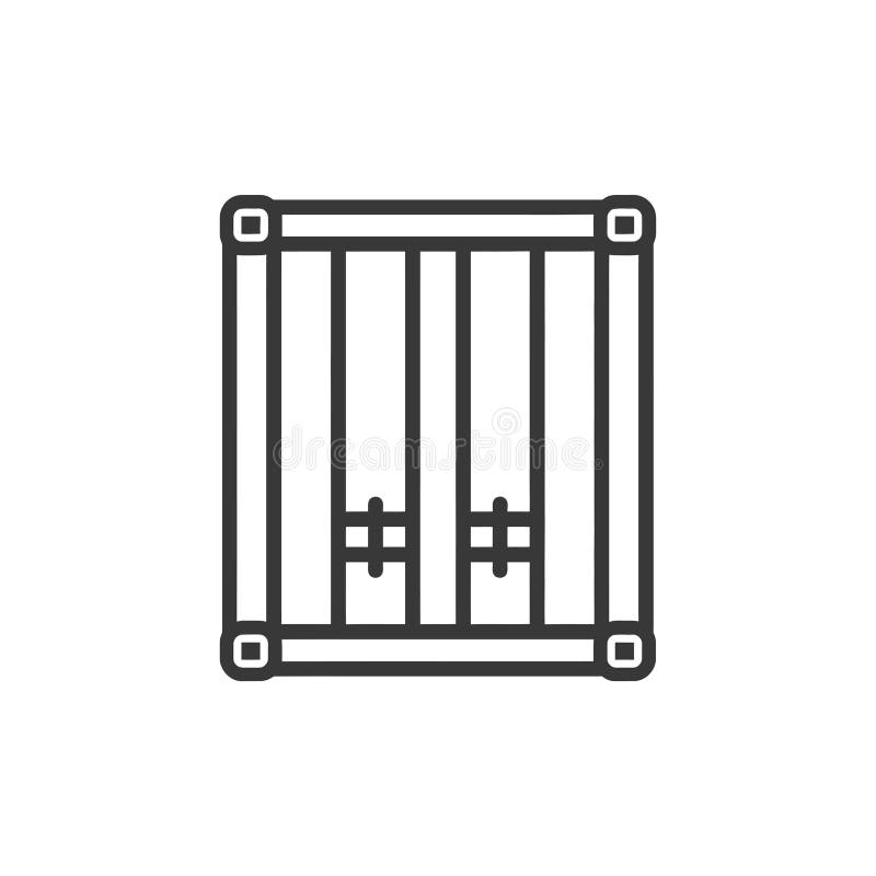 Shipping Container Line Drawing Stock Illustrations – 2,501 Shipping ...