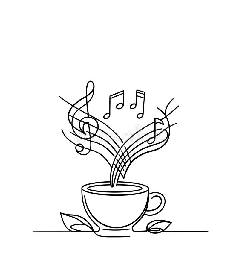 Coffee Music Stock Illustrations – 8,827 Coffee Music Stock ...