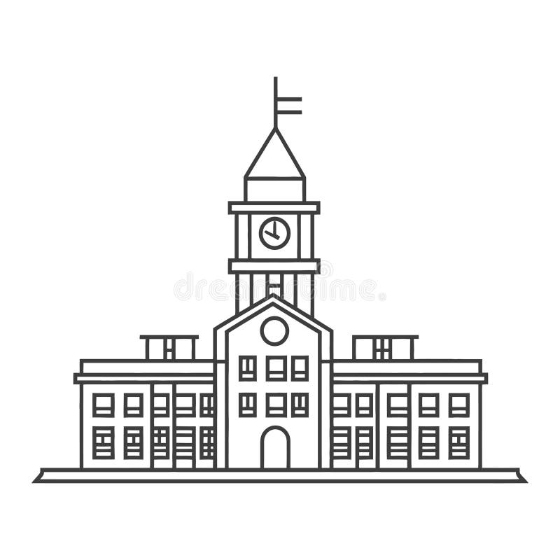 AI Generated Building Illustration Stock Illustration - Illustration of ...