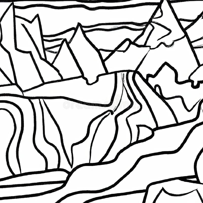 Alps Line Drawing Stock Illustrations – 1,733 Alps Line Drawing Stock ...