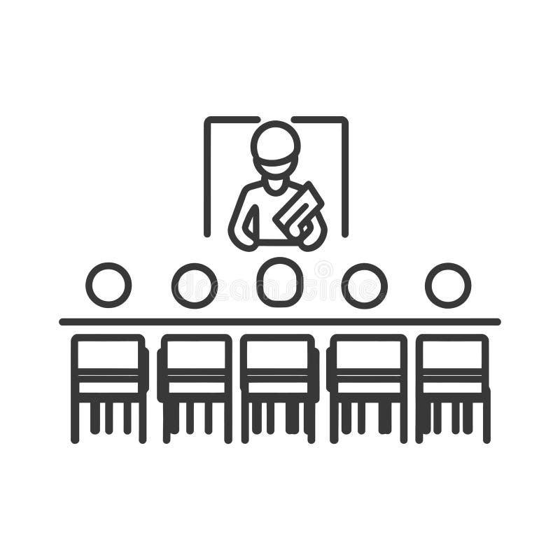 Presenter Giving Presentation To Audience, Business Meeting, Conference ...