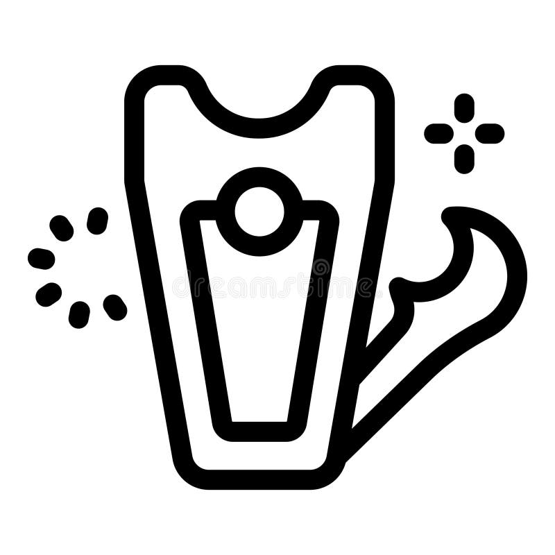 Pocket Knife Tool with Sharp Blade for Camping Stock Illustration ...