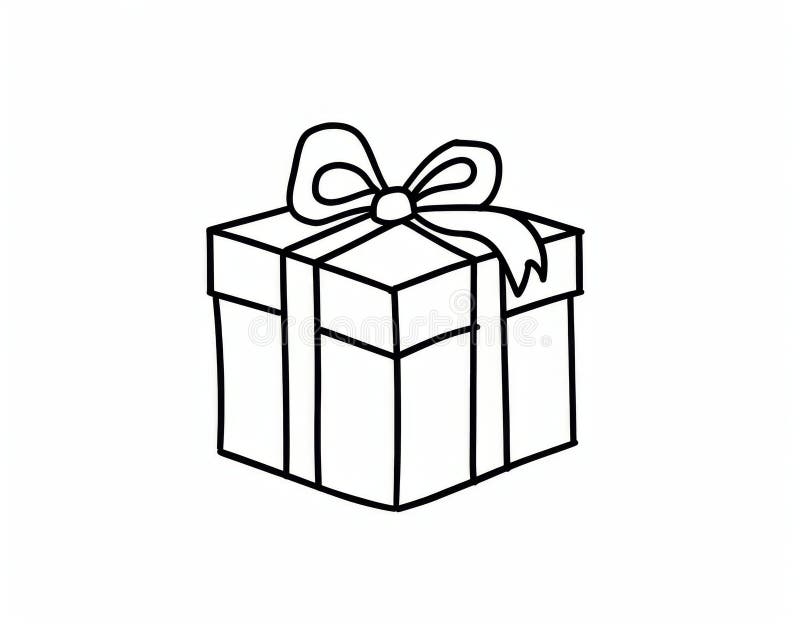 Present Line Drawing Stock Illustrations – 27,251 Present Line Drawing ...