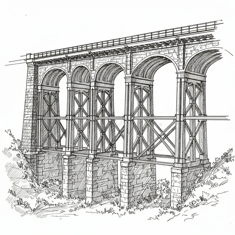 Drawing Viaduct Stock Illustrations – 321 Drawing Viaduct Stock ...