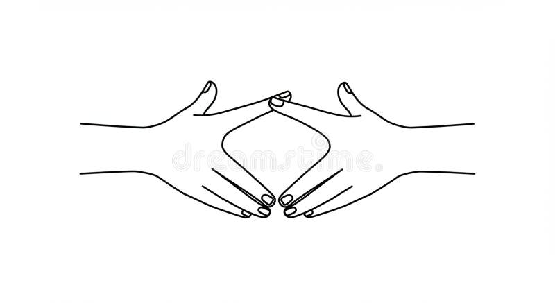 Two Hands Touching Fingers Stock Illustrations – 765 Two Hands Touching ...