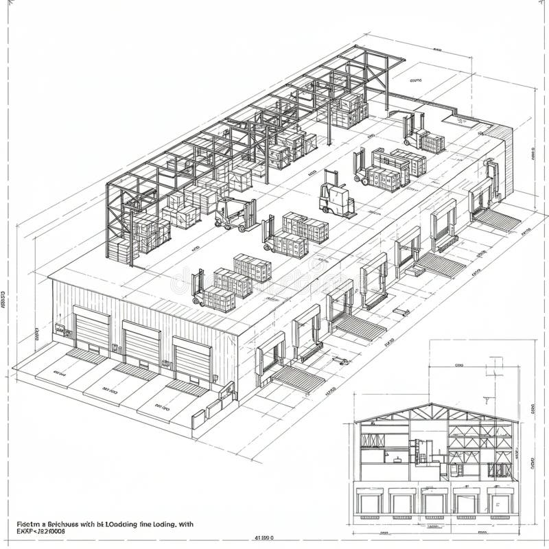 Overhead Racking System Stock Illustrations – 11 Overhead Racking ...