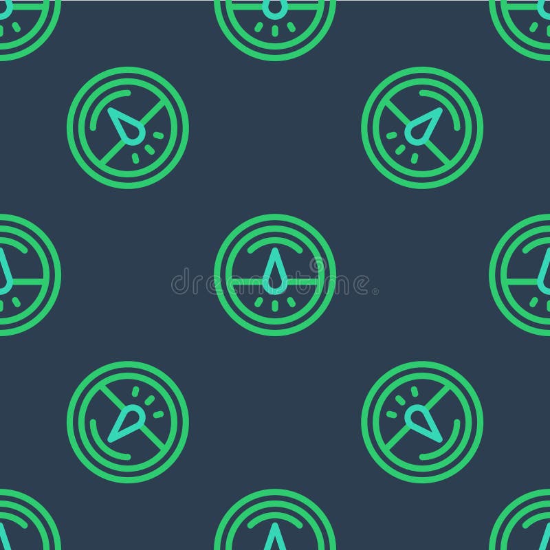 Line Electric Meter Icon Isolated Seamless Pattern on Blue Background ...