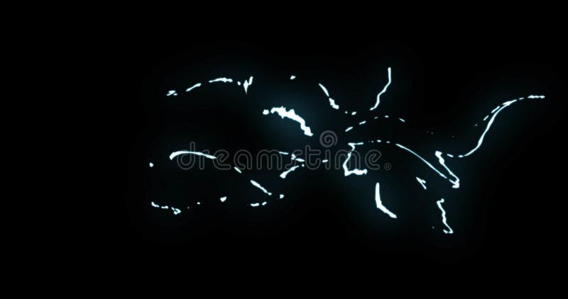 Line Elements with Glow Effect. Realistic Lightning. Stock Illustration ...