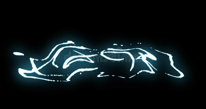 Line Elements with Glow Effect. Realistic Lightning. Stock Illustration ...