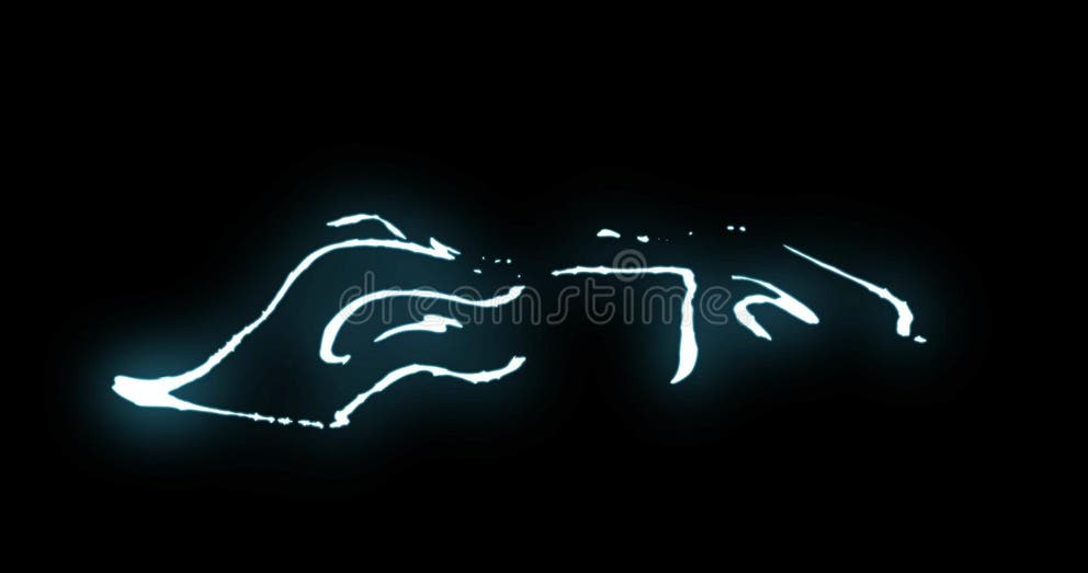Line Elements with Glow Effect. Realistic Lightning. Stock Illustration ...