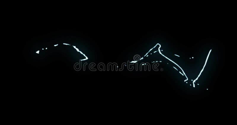 Line Elements with Glow Effect. Realistic Lightning. Stock Illustration ...