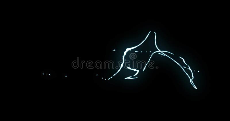 Line Elements with Glow Effect. Realistic Lightning. Stock Illustration ...