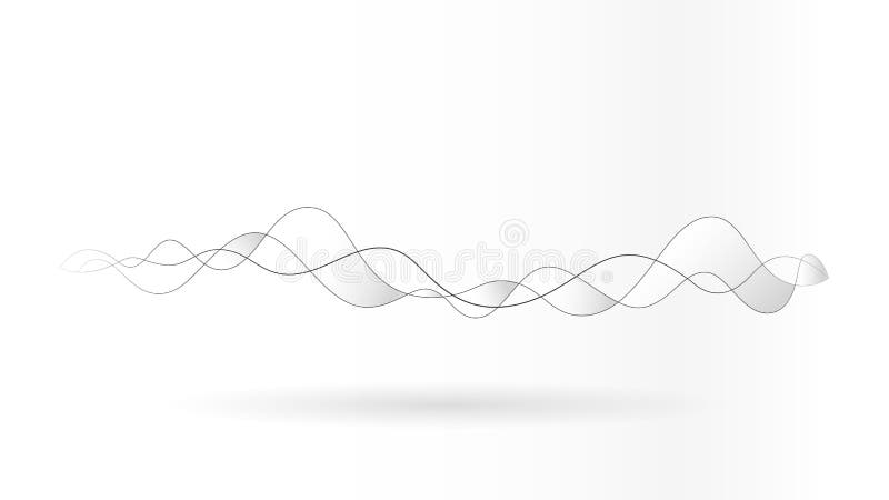 Motion Sound Wave Abstract Vector Background Stock Illustration ...