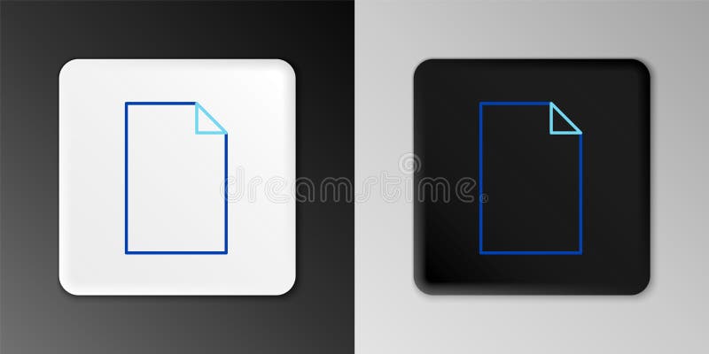 Line Empty Document Icon Isolated on Grey Background. Checklist Icon ...