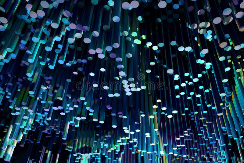 A Line that Extends Underground. Eerie Feeling. Futuristic Image ...